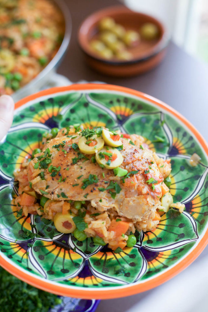 Arroz Con Pollo - not just baked